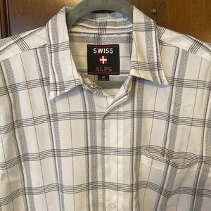Swiss Alps | Shirts | Swiss Alps Medium Plaid Button Down For Men ...